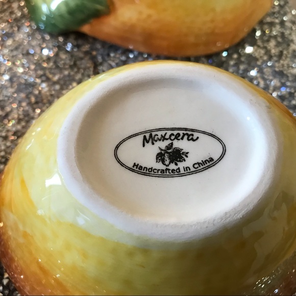 Maxcera | Dining | Maxcera Lemon Bowls Set Of 2 | Poshmark